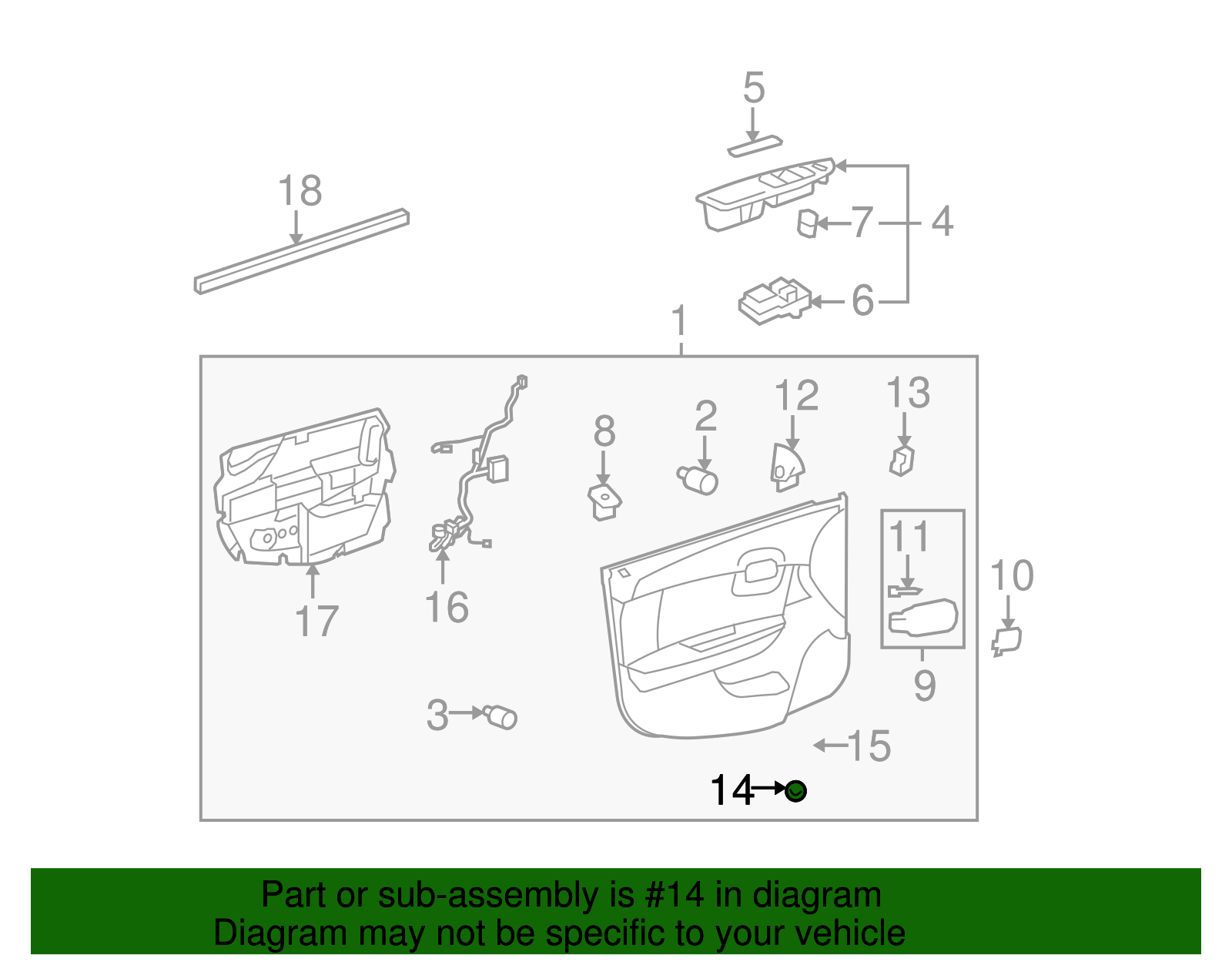 15835338 - 2008-2012 Chevrolet Malibu - Trunk Lid Release Switch ...
