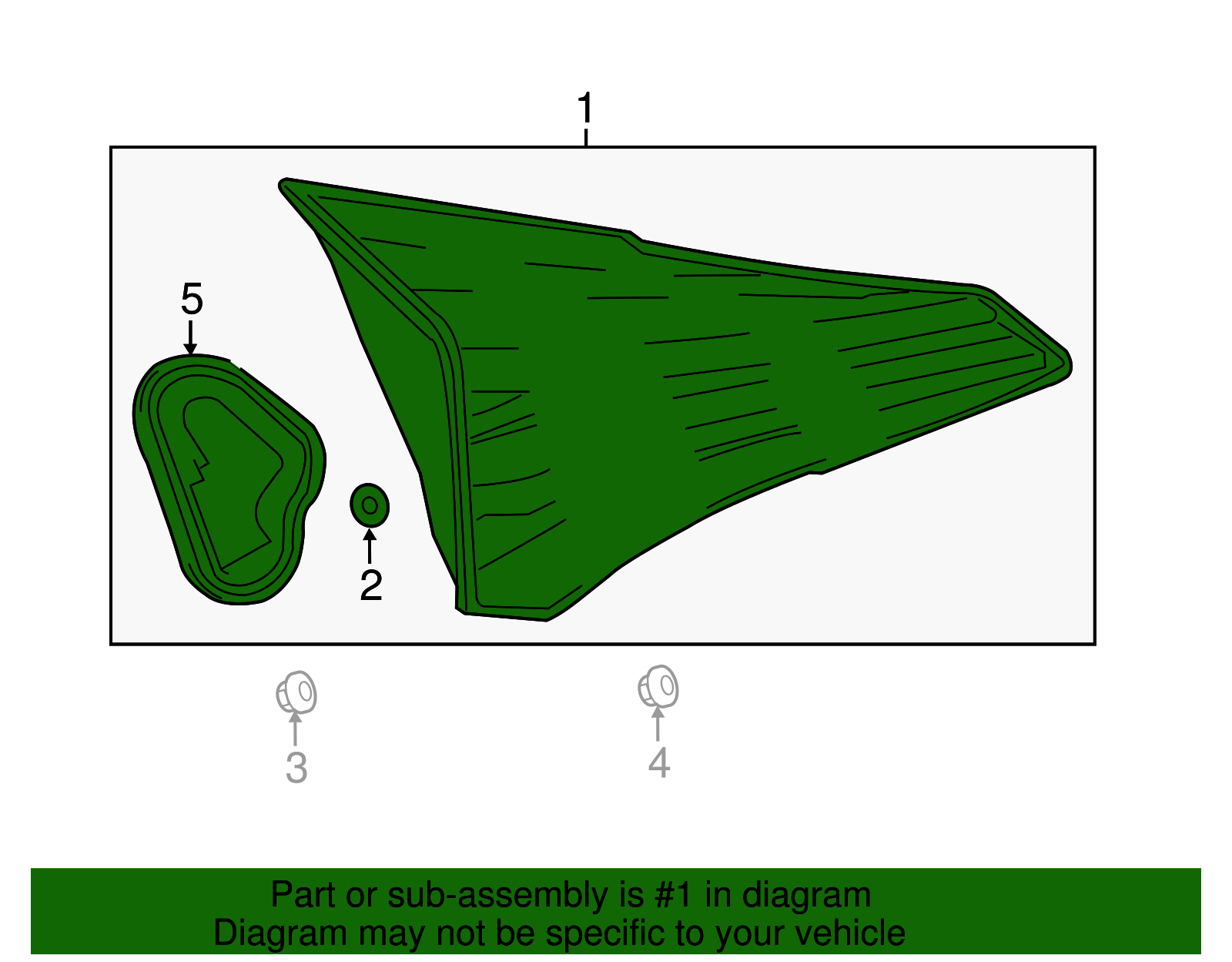 2016-2018 Toyota RAV4 Backup Lamp Assembly 81580-42032 | OEM Parts Online