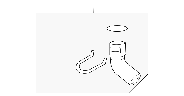2013-2016 Audi Q5 Radiator Coolant Hose 8R0-121-055-K | Audi OEM Parts Guy