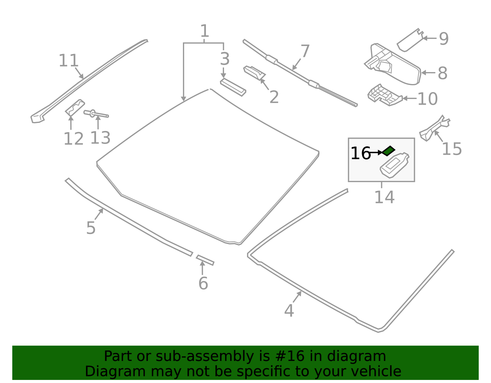2007-2025 Lexus Rain Sensor Tape 89944-42010 | OEM Parts Online