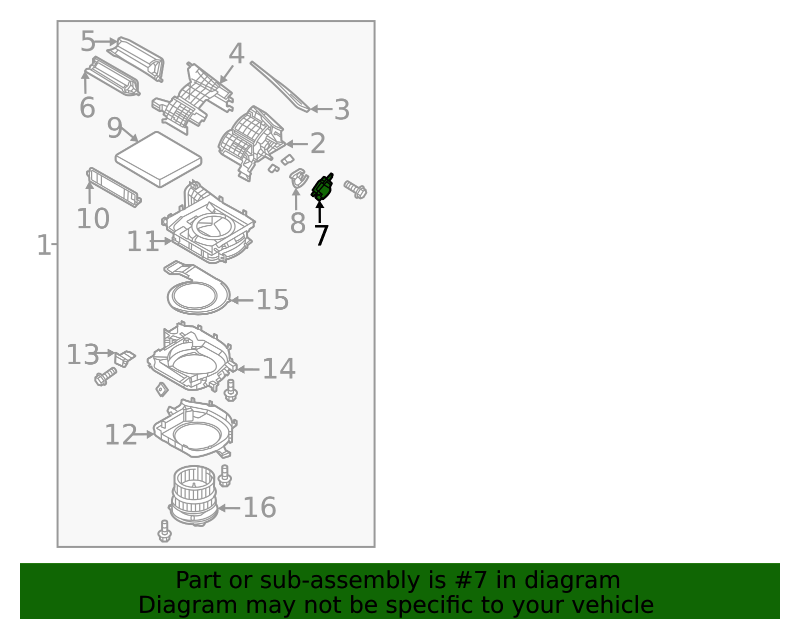97154-F2900 - High-Quality HVAC Air Inlet Door Actuator for 2021-2025 ...