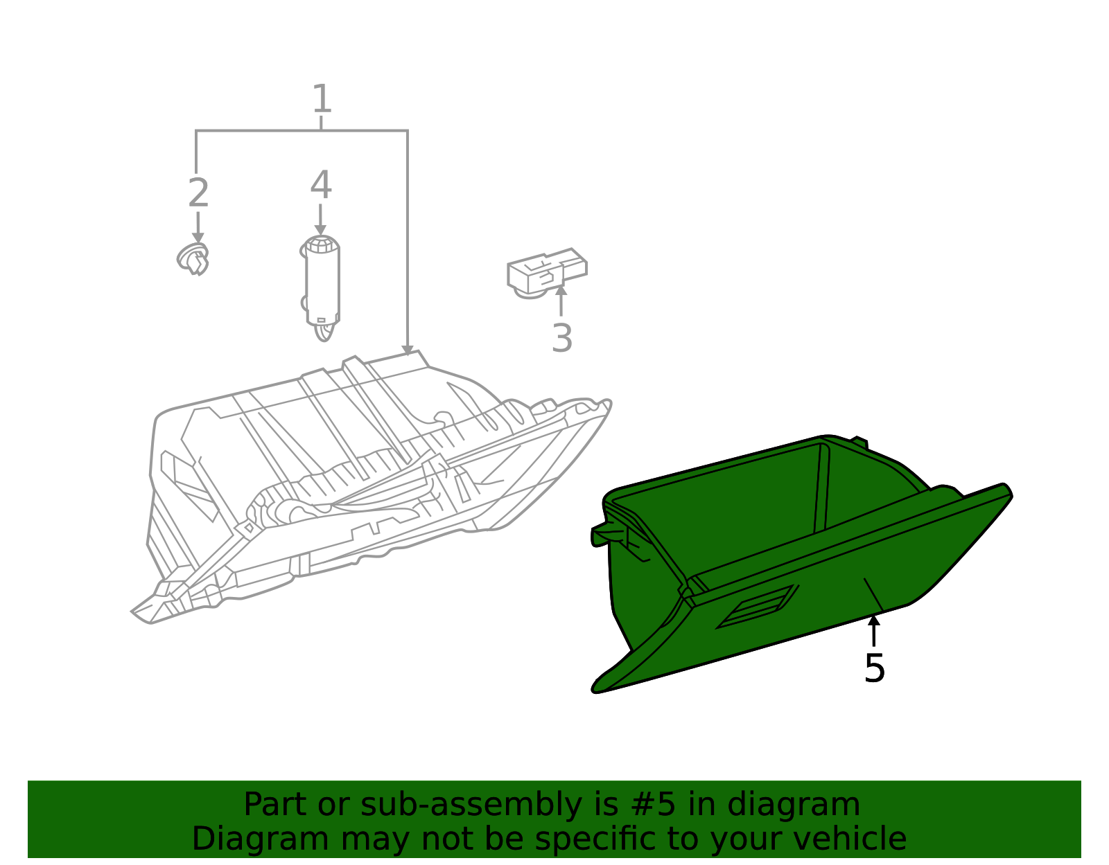 55550-02431-C0 - Glove Box Door 2019-2025 Toyota | Toyota San Diego Parts