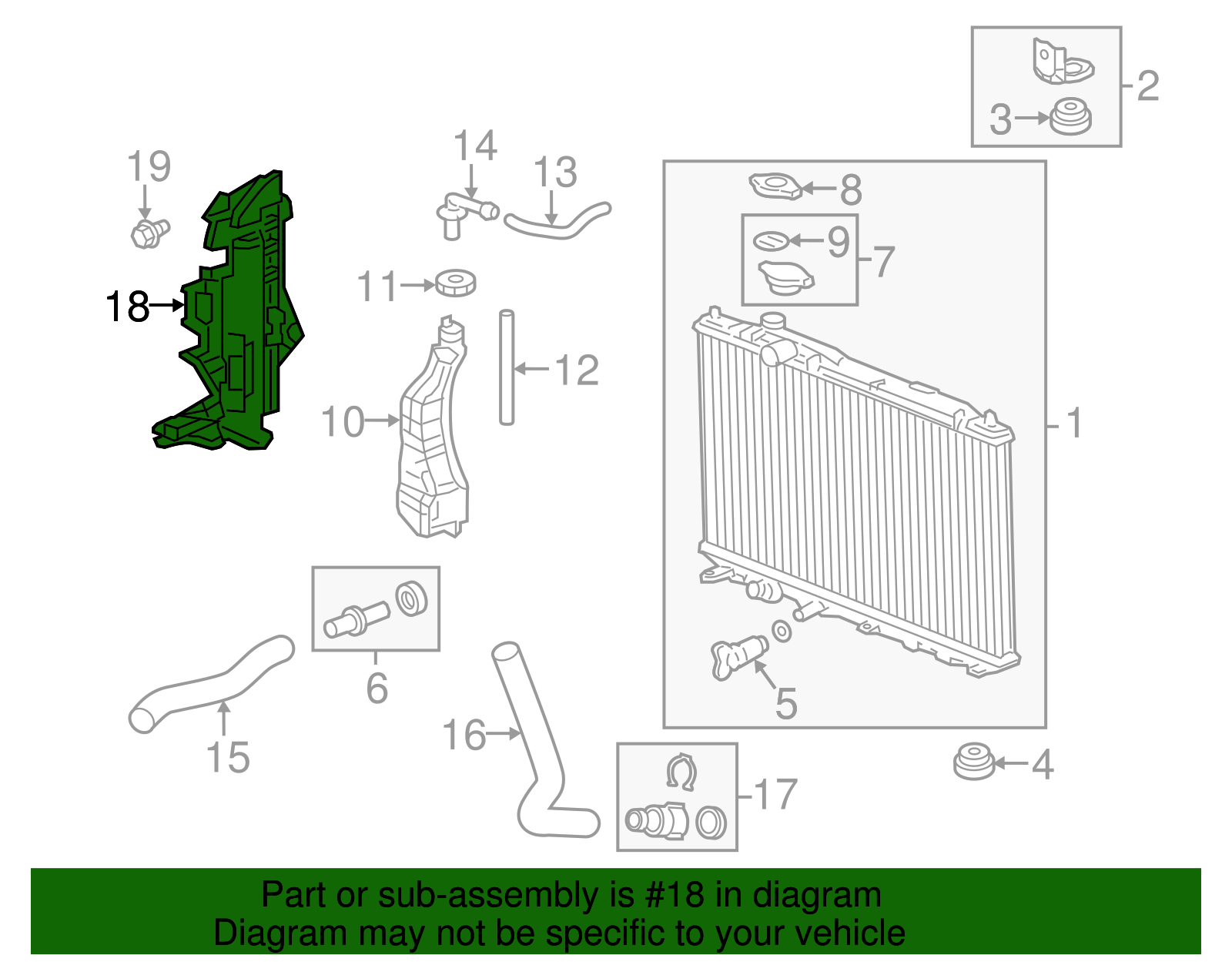 71104-TR0-A00 - Duct R Front Bumper Side - 2012 Honda Civic | Honda ...