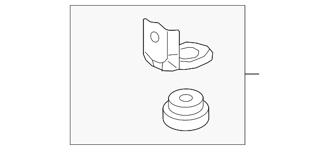 74171-TR0-A00ZZ - Radiator Assembly Upper Bracket 2012-2015 Honda Civic ...