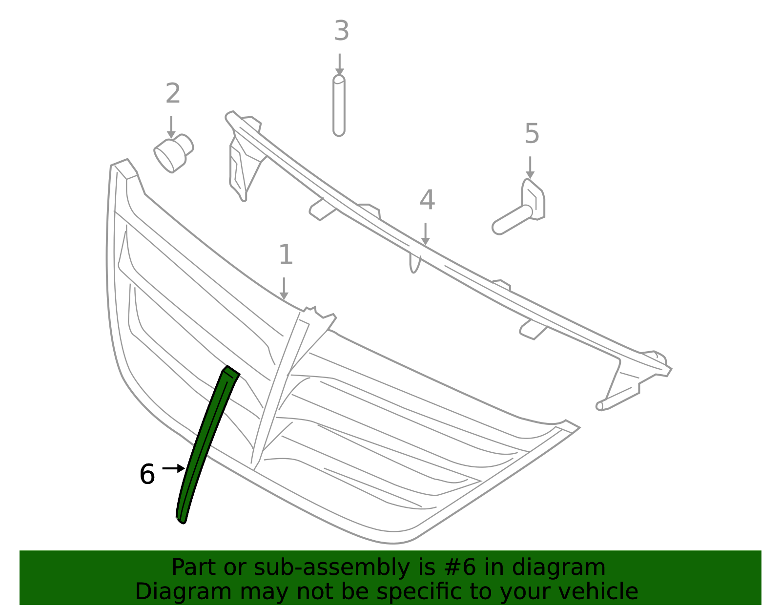 2009 Hyundai Genesis Center Molding 86352-3M000 | MotorMotor