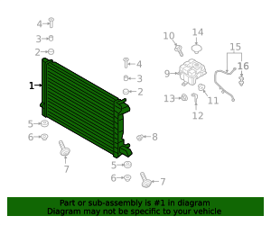 2019-2025 Porsche Cayenne Radiator 958-121-251-10 | OEM Parts Online