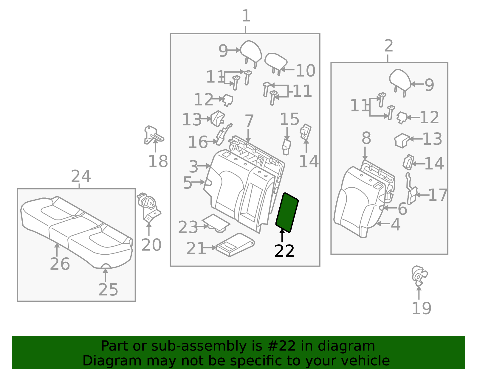 89971-2S001-9P - High-Quality Seat Armrest Cover for 2011-2015 Hyundai ...