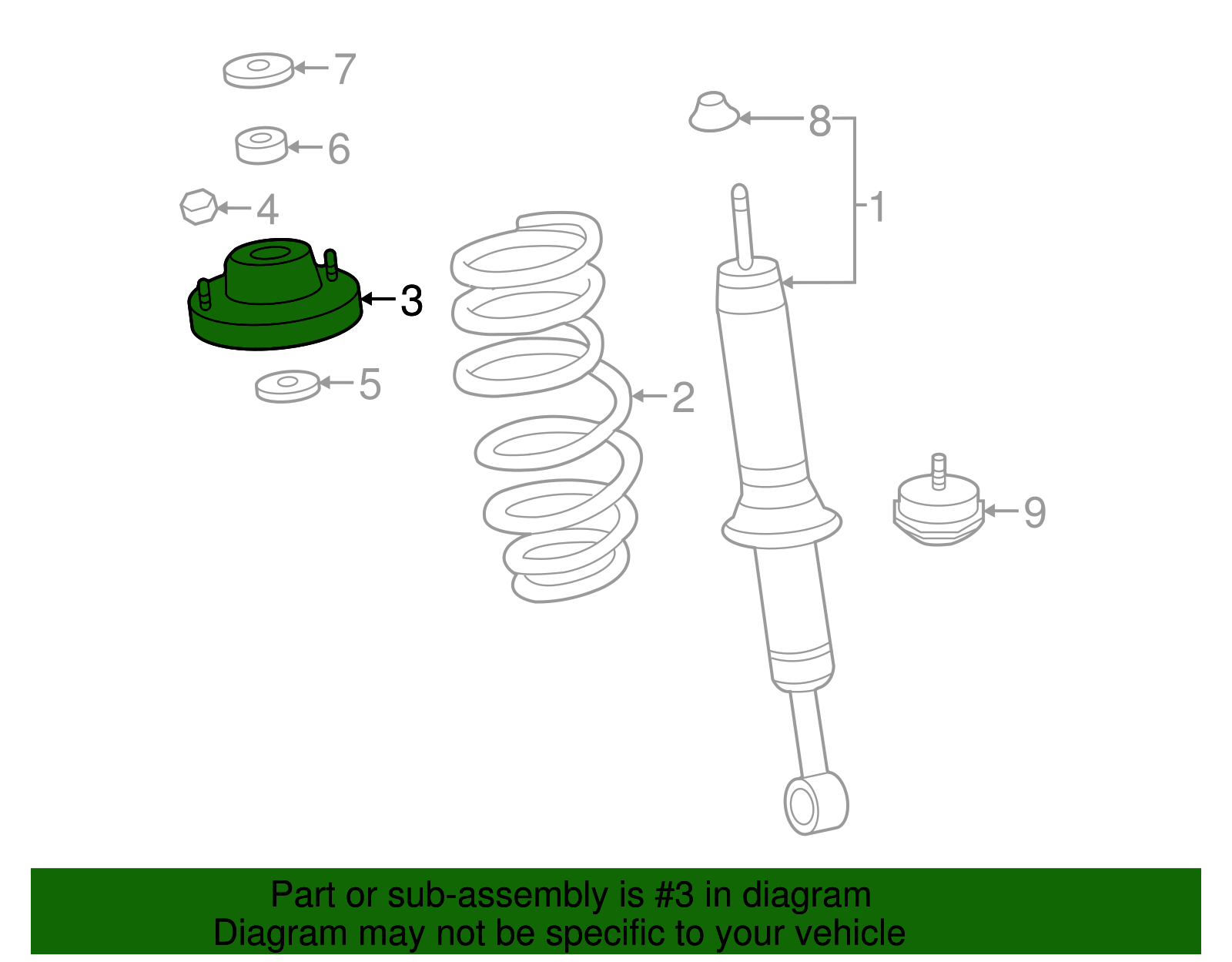 48609-04020 - Support Sub-Assembly 2005-2023 Toyota Tacoma | Longo ...