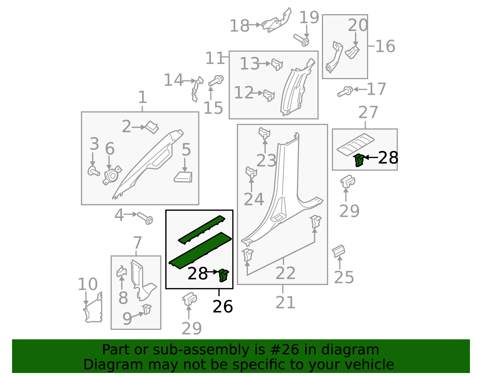 2018-2022 Ford Door Sill Plate GL3Z-1613208-AB | Fairway Ford Wholesale ...