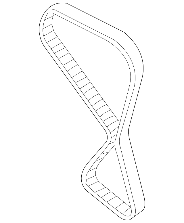 24312-38220 - Hyundai Timing Belt 1999-2005 Hyundai | Performance Auto ...