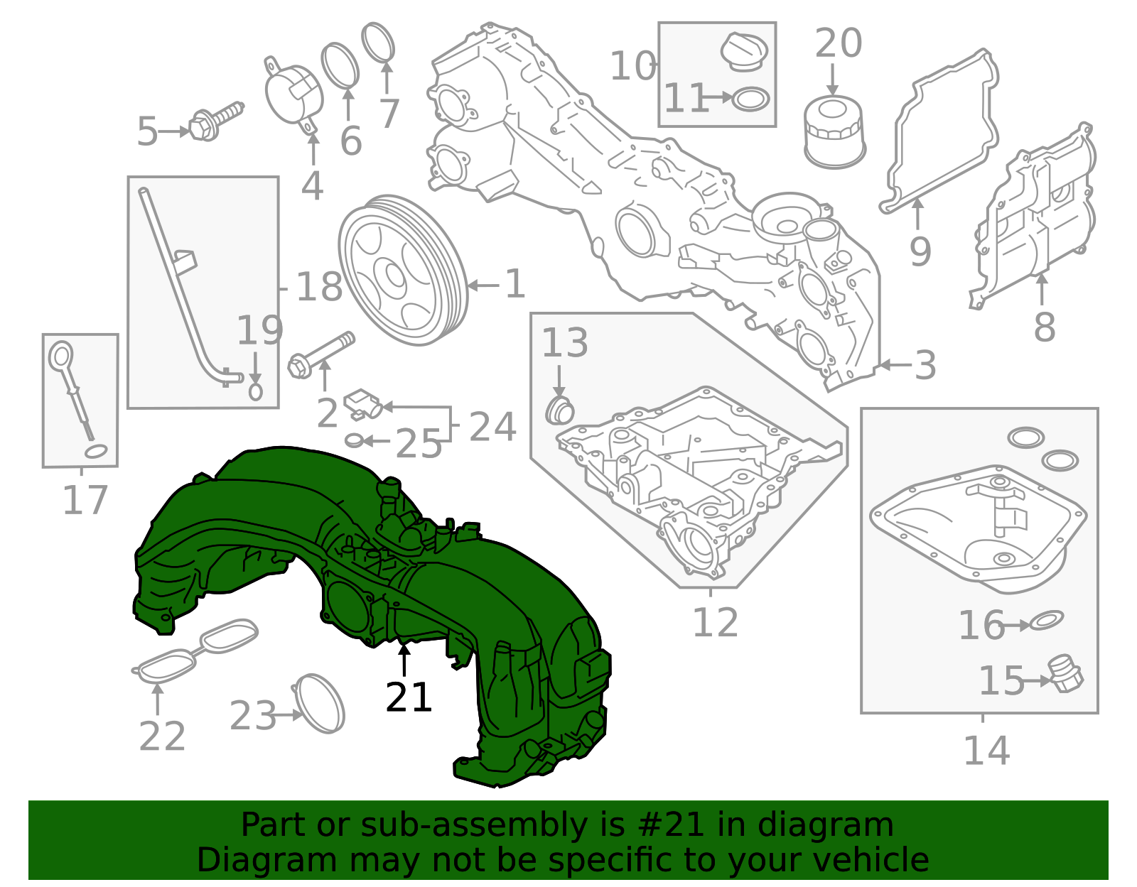 14001AC680 - 2022-2024 Subaru BRZ - Intake Manifold | Subaru Parts HQ