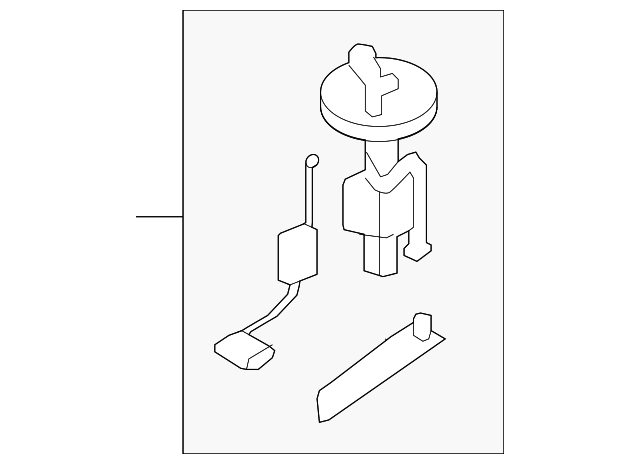 Genuine Fuel Sender Unit for 2010-2012 Hyundai Santa Fe | Part# 31130 ...