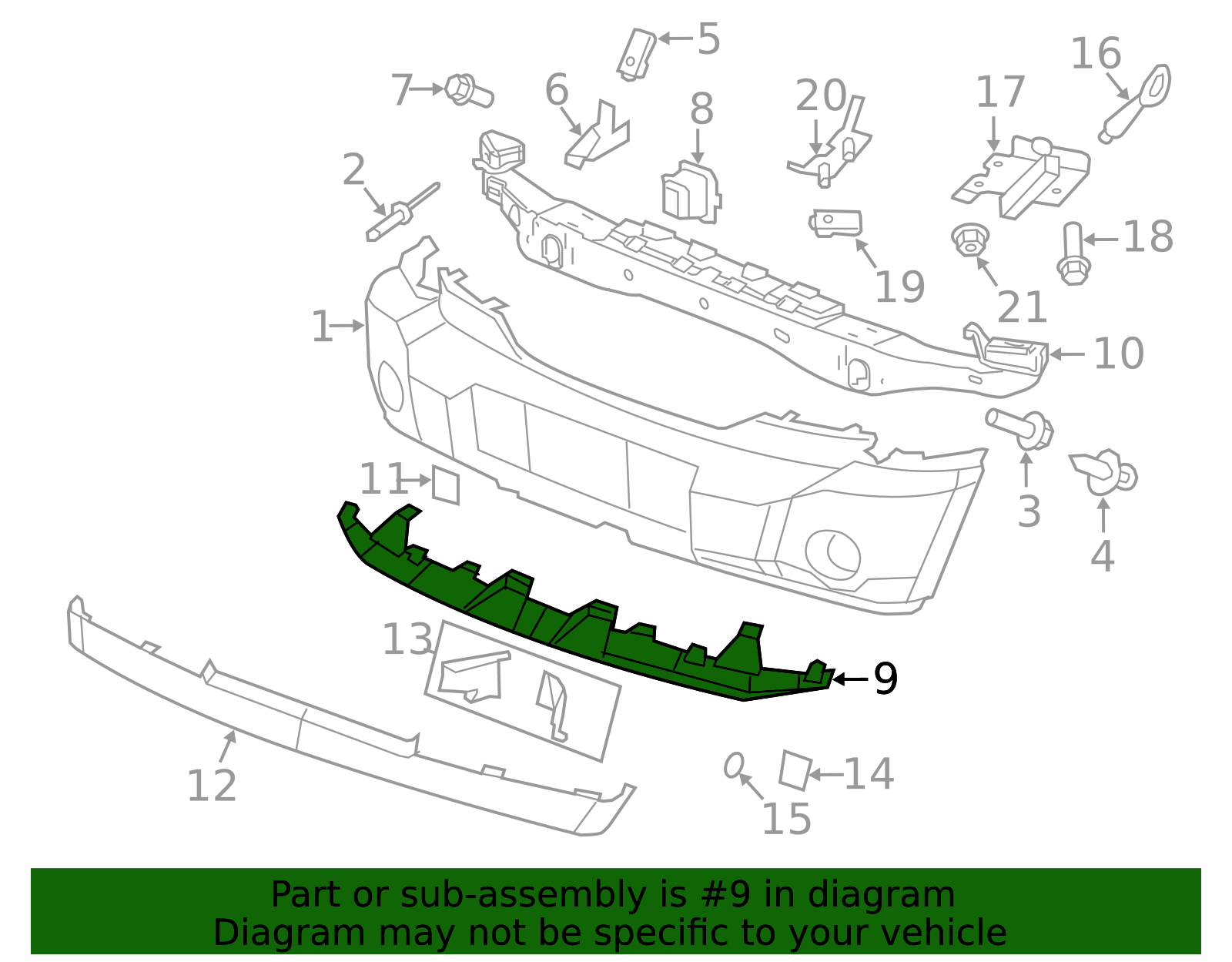 2007-2011 Dodge Nitro Front Energy Absorber 68003825AB | Mopar Parts Canada