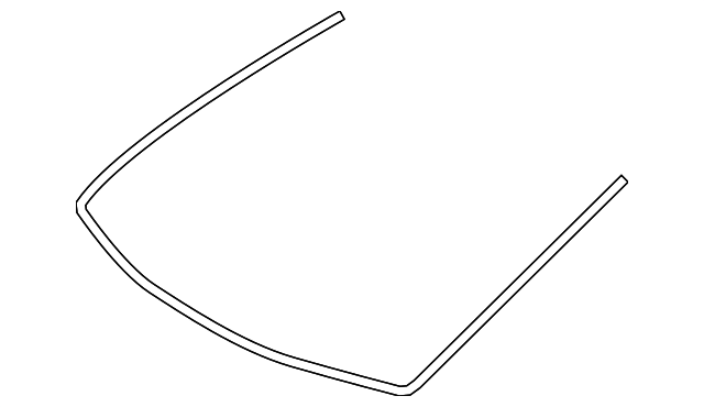 Genuine Toyota Windshield Dam part# 56117-64010 for 2001-2025 Toyota ...