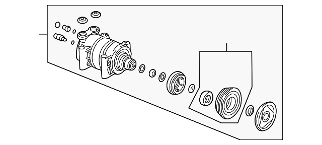 2000-2003 GM (Replaces 19130450) Air Conditioning Compressor 19433081 ...