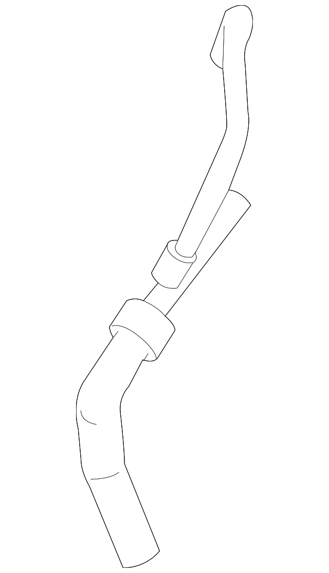2013-2020 Ford | Engine Coolant Hose | DS7Z-18472-C | Walls' Ford Parts