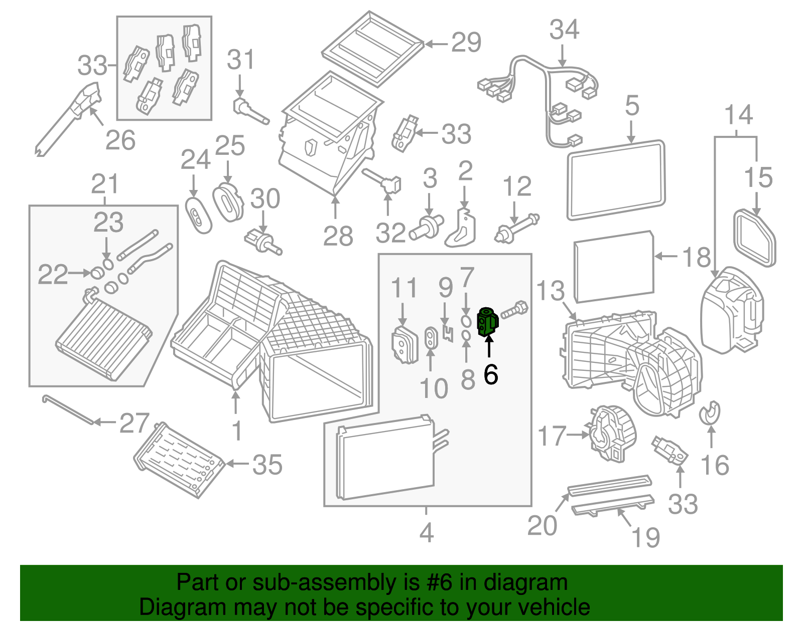 7P0-820-679-A - Expansion Valve 2011-2017 Volkswagen Touareg ...