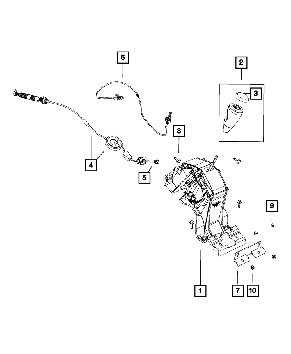 68021374AK - Transmission Shifter 2007-2017 Jeep | The Official Mopar ...