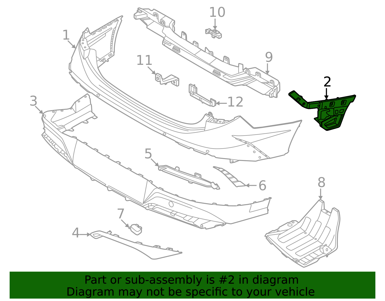 2024-2025 Hyundai Sonata Side Bracket 86651-L1500 | OEM Parts Online