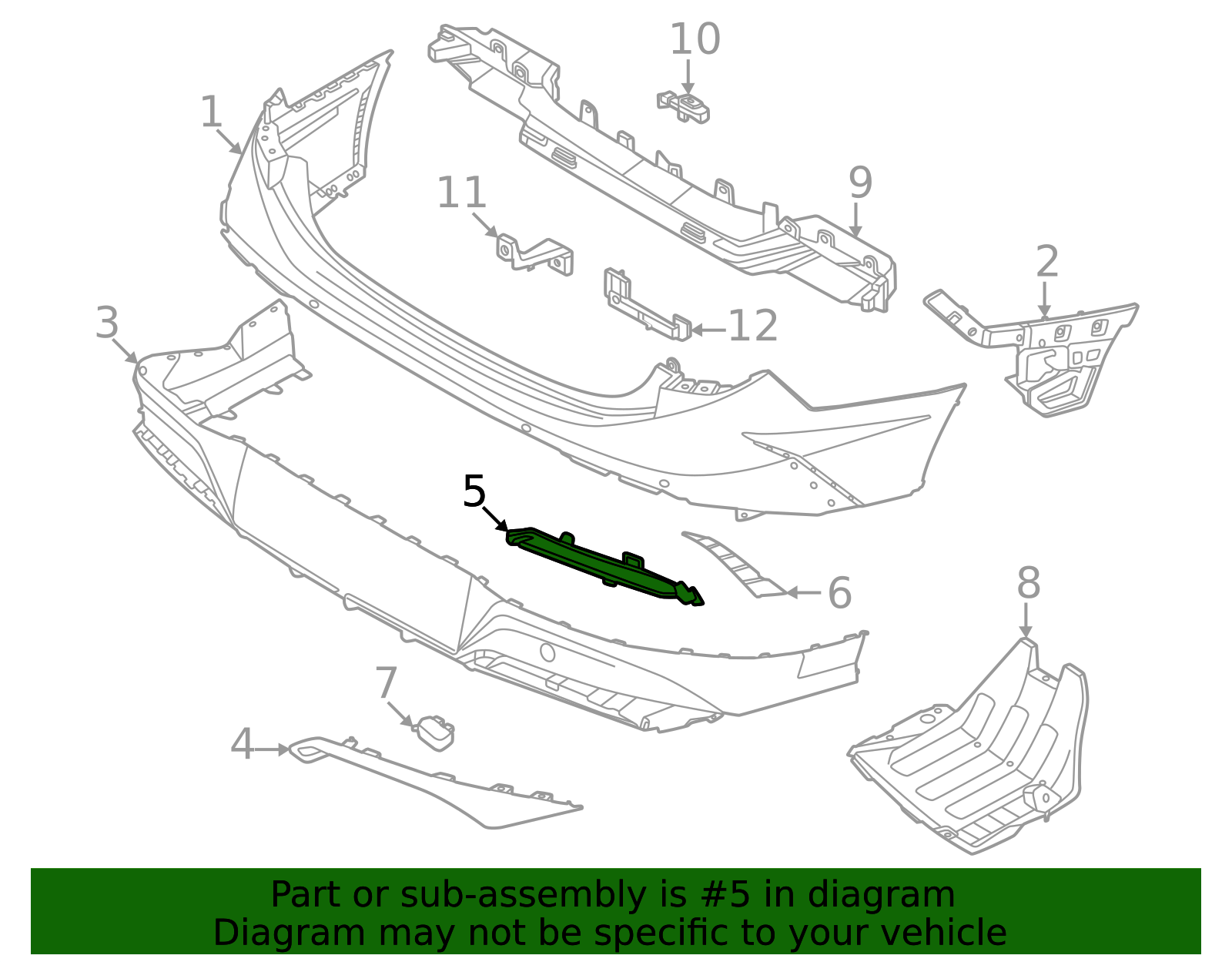 2024-2025 Hyundai Sonata Reflector 92406-L1500 | MotorMotor