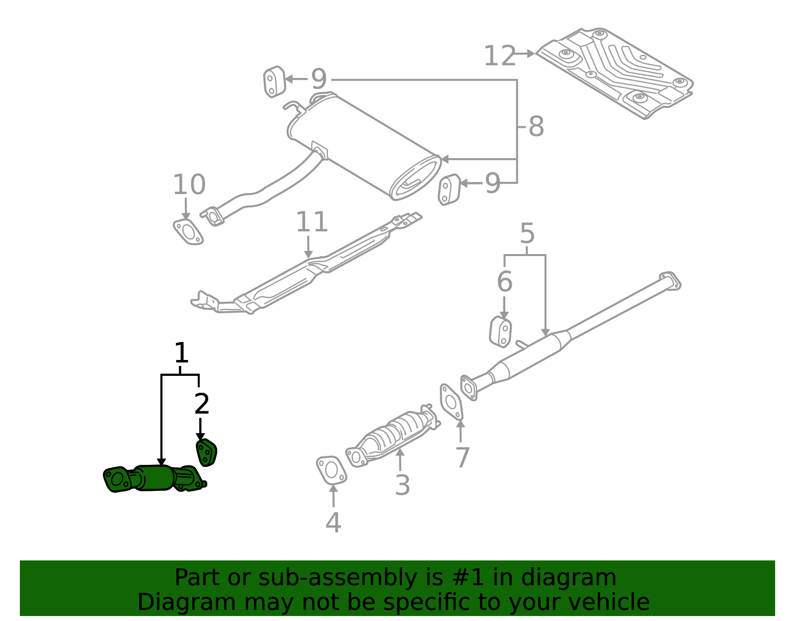 2010-2013 Hyundai Tucson Front Pipe 28610-2S100 | OEM Parts Online