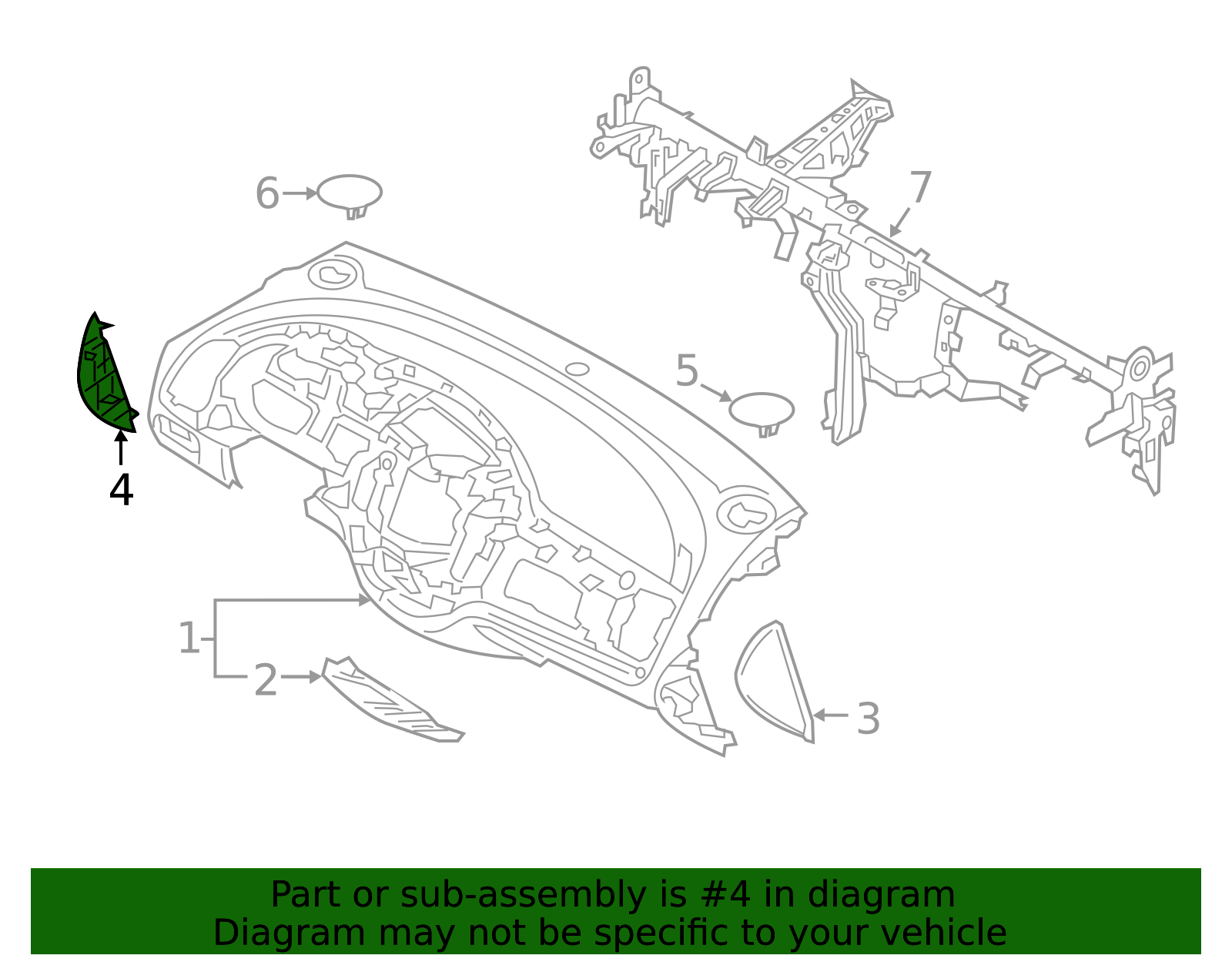 84780-A7060WK - Side Cover 2014-2018 Kia | Kia.Parts Store