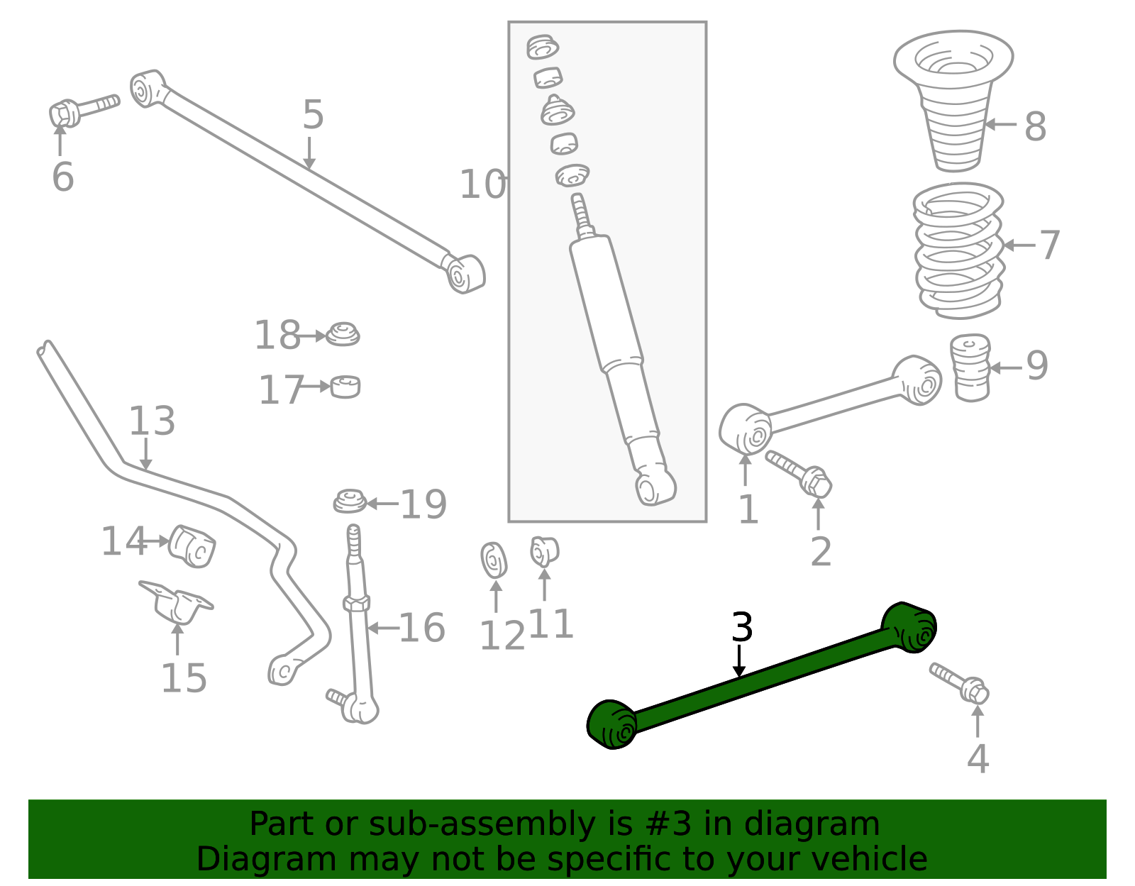 Genuine Official Toyota Suspension Control Arm (Left, Right, Lower ...