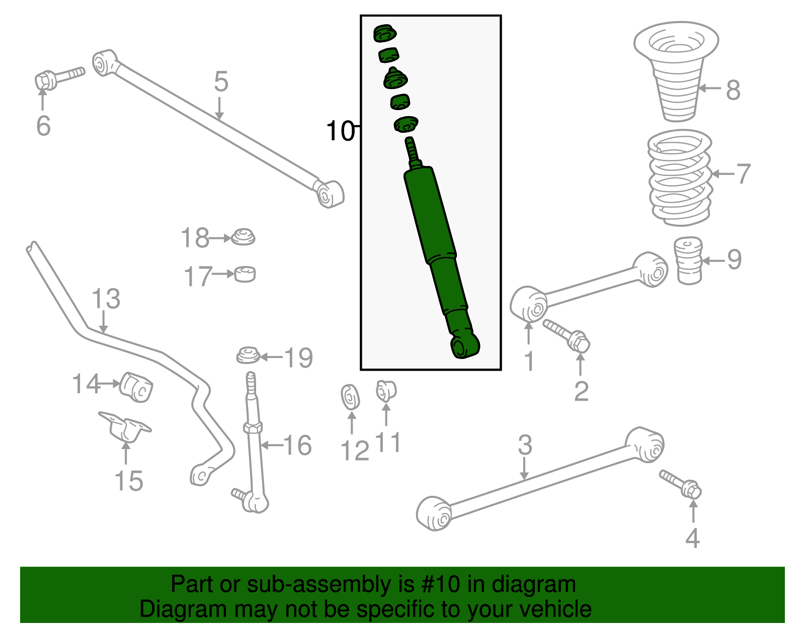 48531-80692 - Shock Absorber - 1997-2002 Toyota 4Runner | Lithia Toyota ...