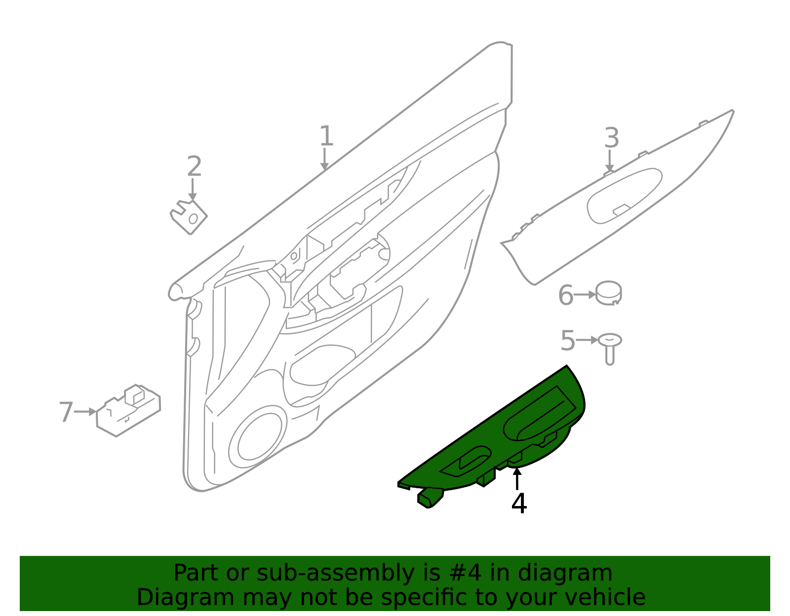 82960-5HA0A - Switch Bezel 2015-2020 Nissan Rogue | Official Nissan ...