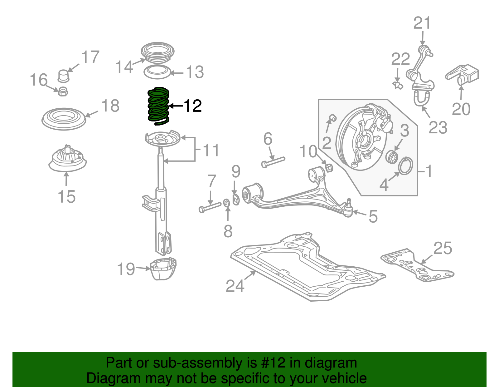 203-321-63-04 - Coil Spring 2003-2007 Mercedes-Benz | Mercedes-Benz ...