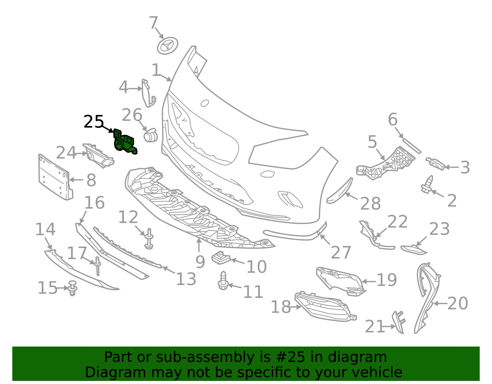 117-885-77-00 - Cover Panel 2017-2019 Mercedes-Benz | Mercedes-Benz ...