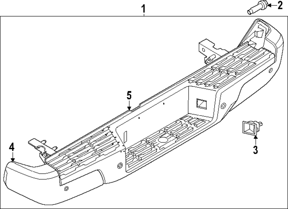 2022-2025 Nissan Frontier Bumper Side 85222-9BU0B | TascaParts.com