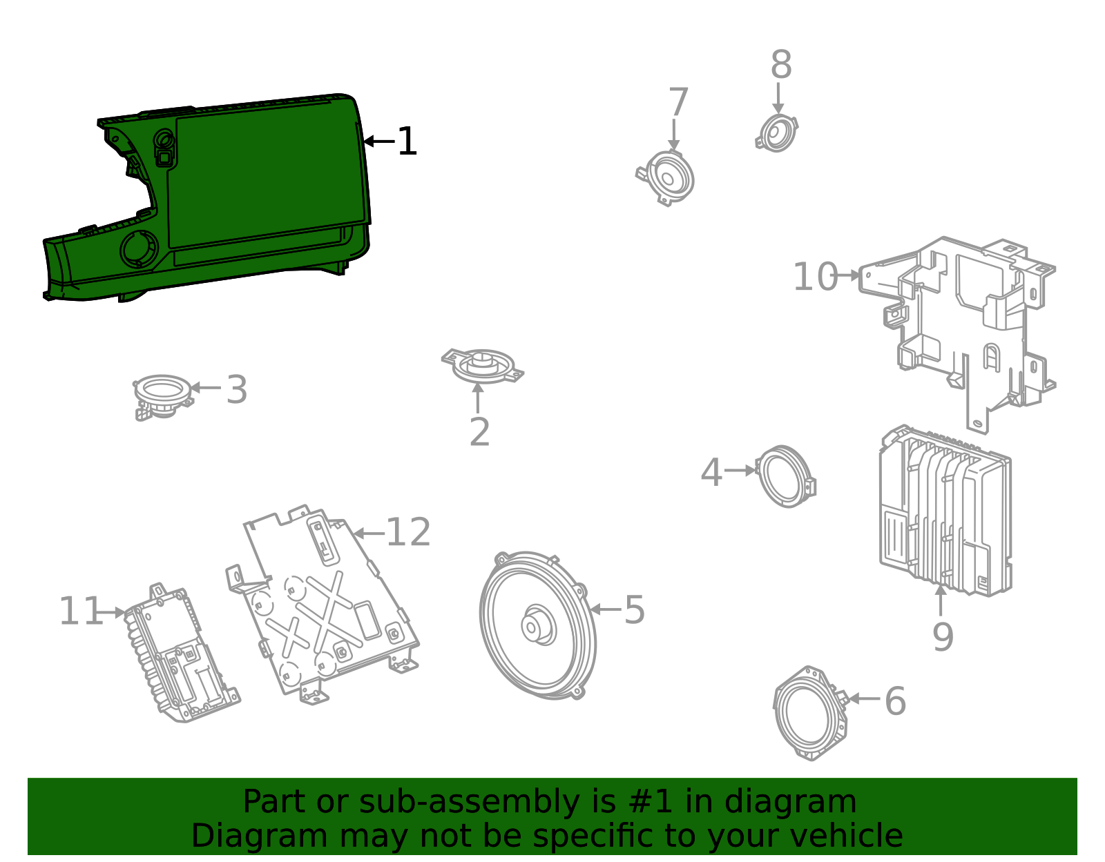 2024-2025 Chevrolet Corvette Display Unit 85665743 | Capital Chevy Parts