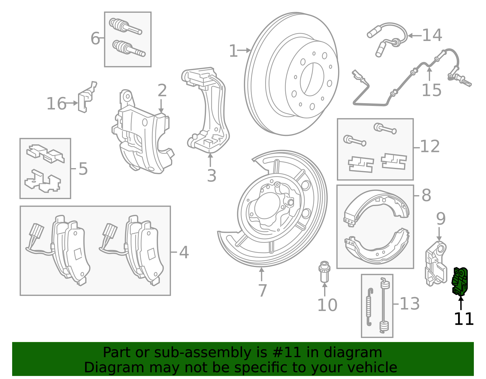 2014-2022 Ram Park Brake Cable Rear Bracket 68169552AA | Mopar Parts Canada
