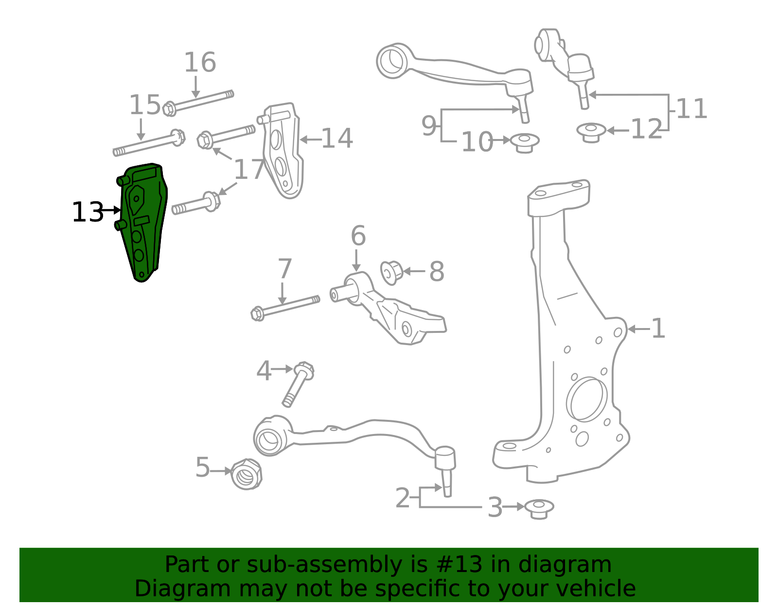 48617-50010 - High-Quality Suspension Control Arm Reinforcement for ...