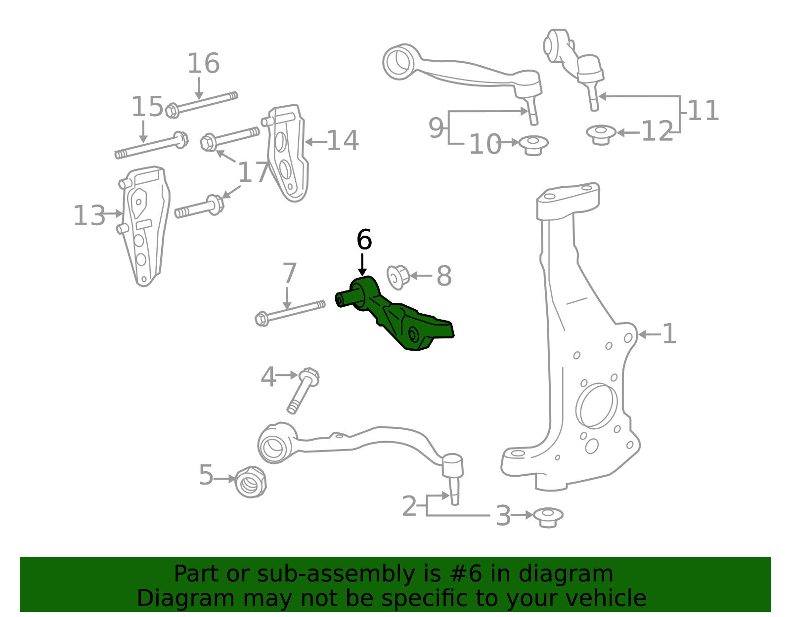 48620-50131 - Rear Arm - 2013-2017 Lexus | My L Parts
