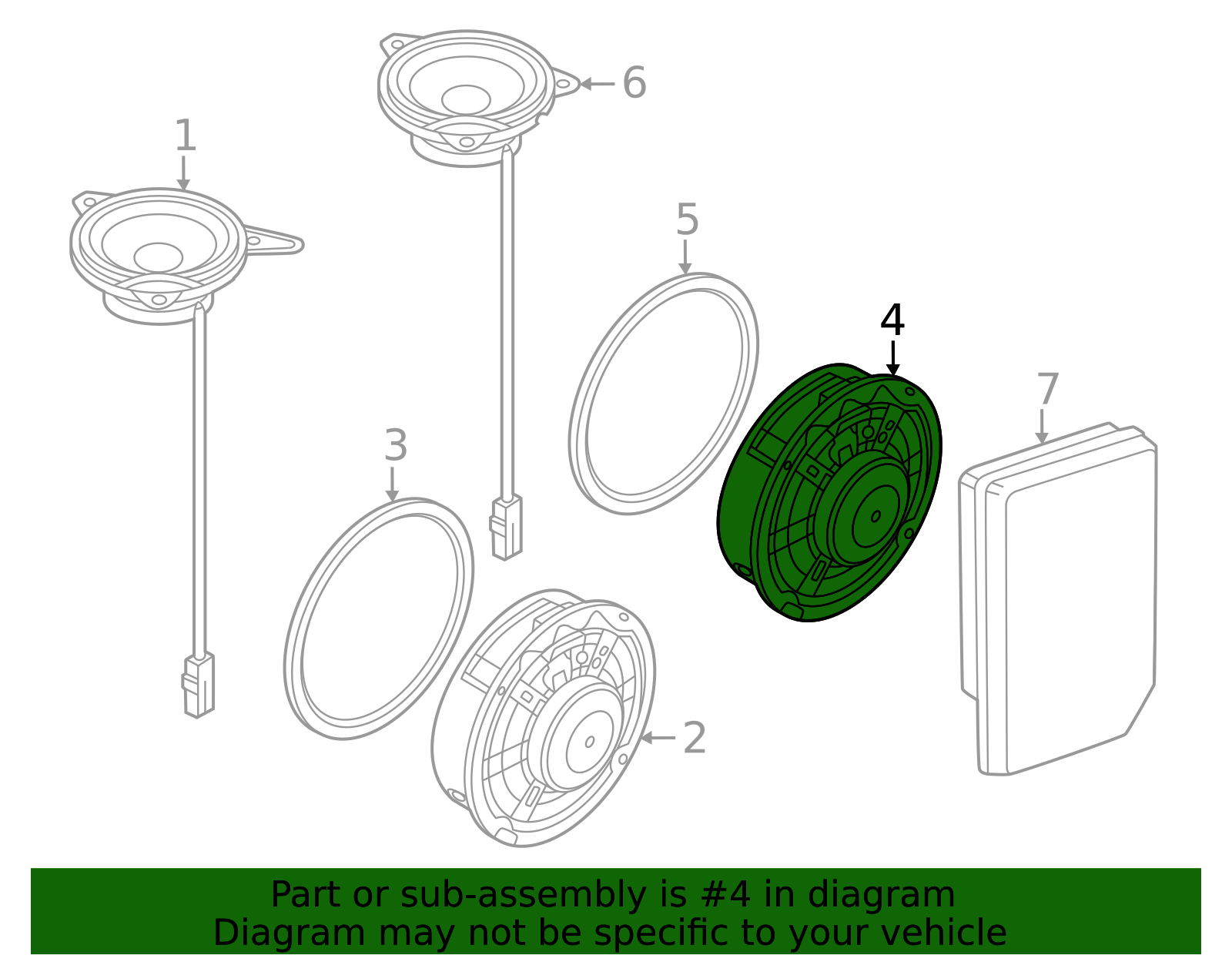 OEM Speaker 5NA-035-453 - Restore Crisp Sound Quality | AutoNation Parts