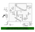 90467-07215 - Fender Liner Clip 2010-2025 Toyota | Longo Toyota Parts