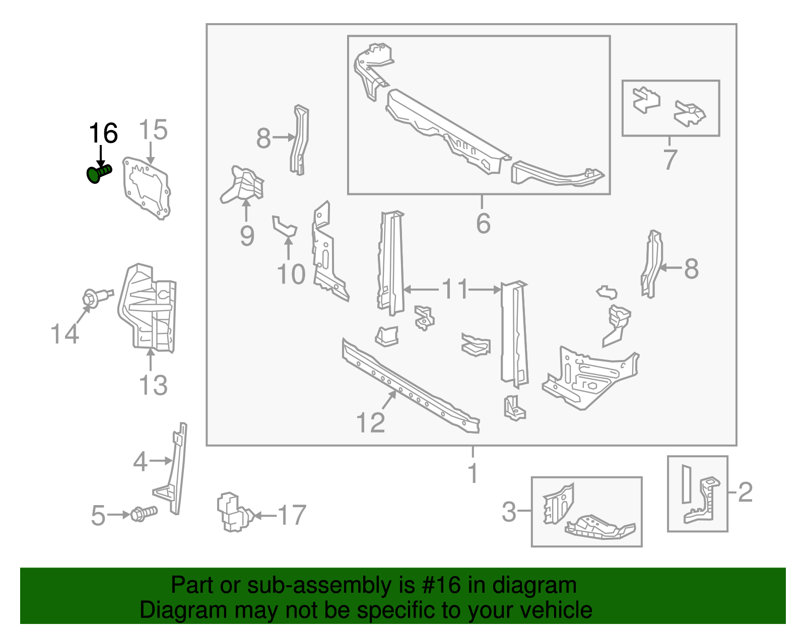 90080-46327 - Wheel Opening Molding Clip 2004-2016 Toyota | Longo ...