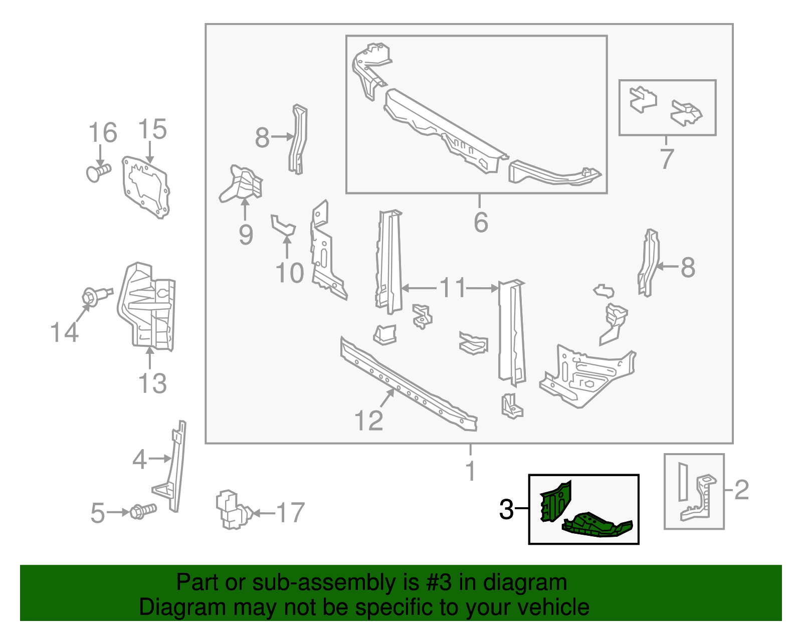 53725-0C902 - Apron Reinforced - 2014-2022 Toyota | OEM Genuine Toyota ...