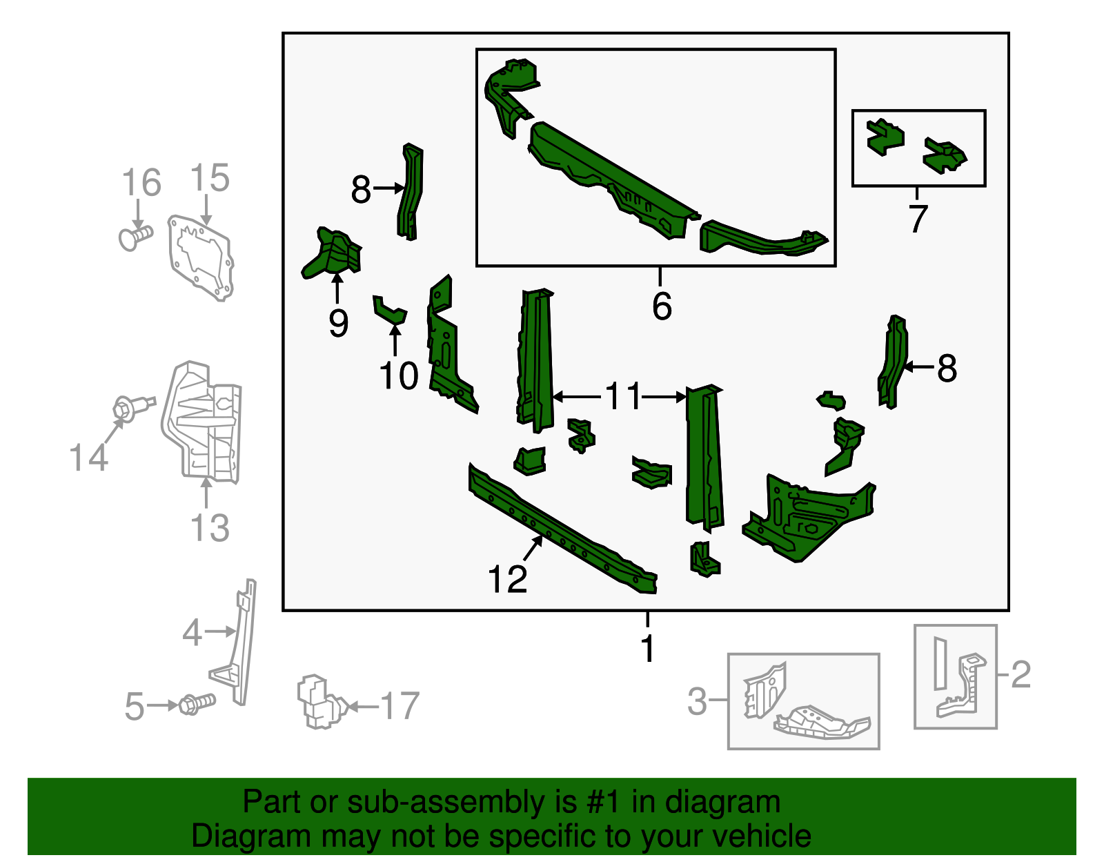 53201-0C090 - High-Quality Radiator Support Panel for 2014-2021 Toyota ...