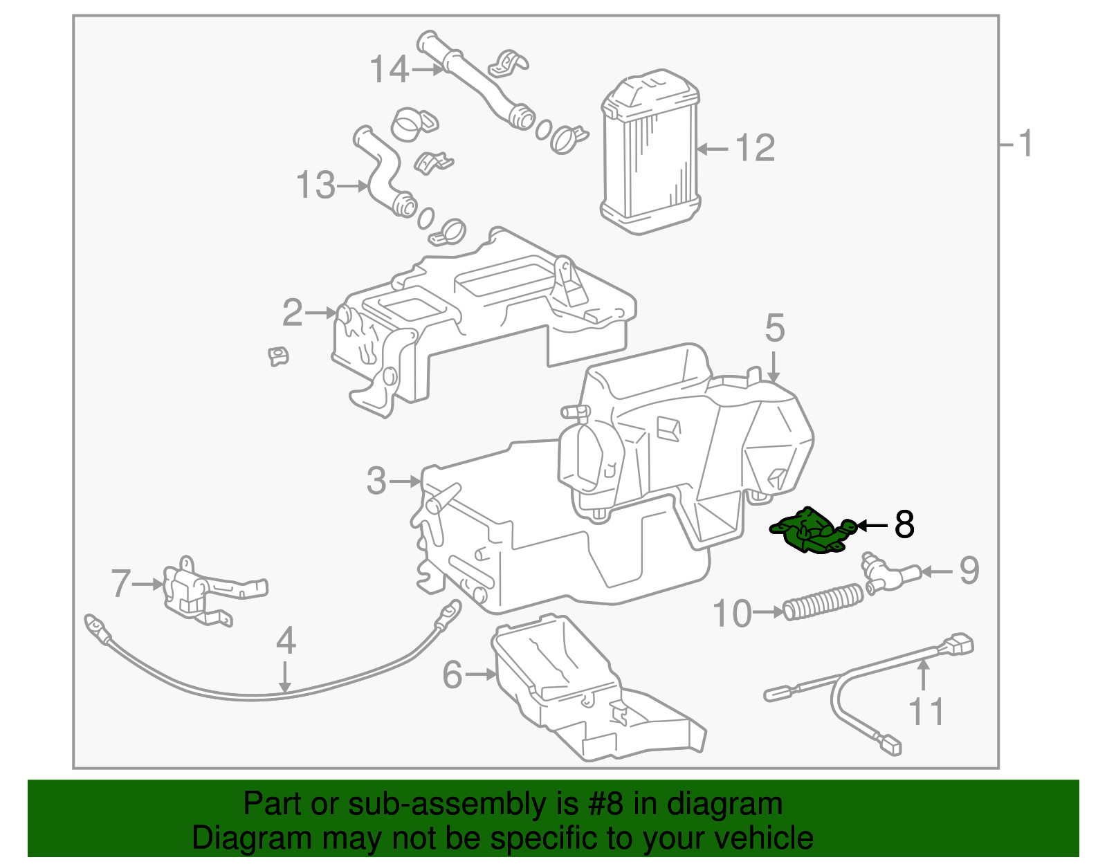 1999-2002 Toyota 4Runner HVAC Air Inlet Door Actuator 87106-35070 | OEM ...