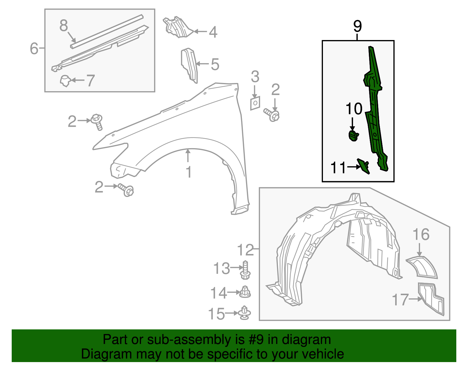 2018-2025 Toyota Camry Rear Seal 53882-06170 | Lithia Toyota Parts