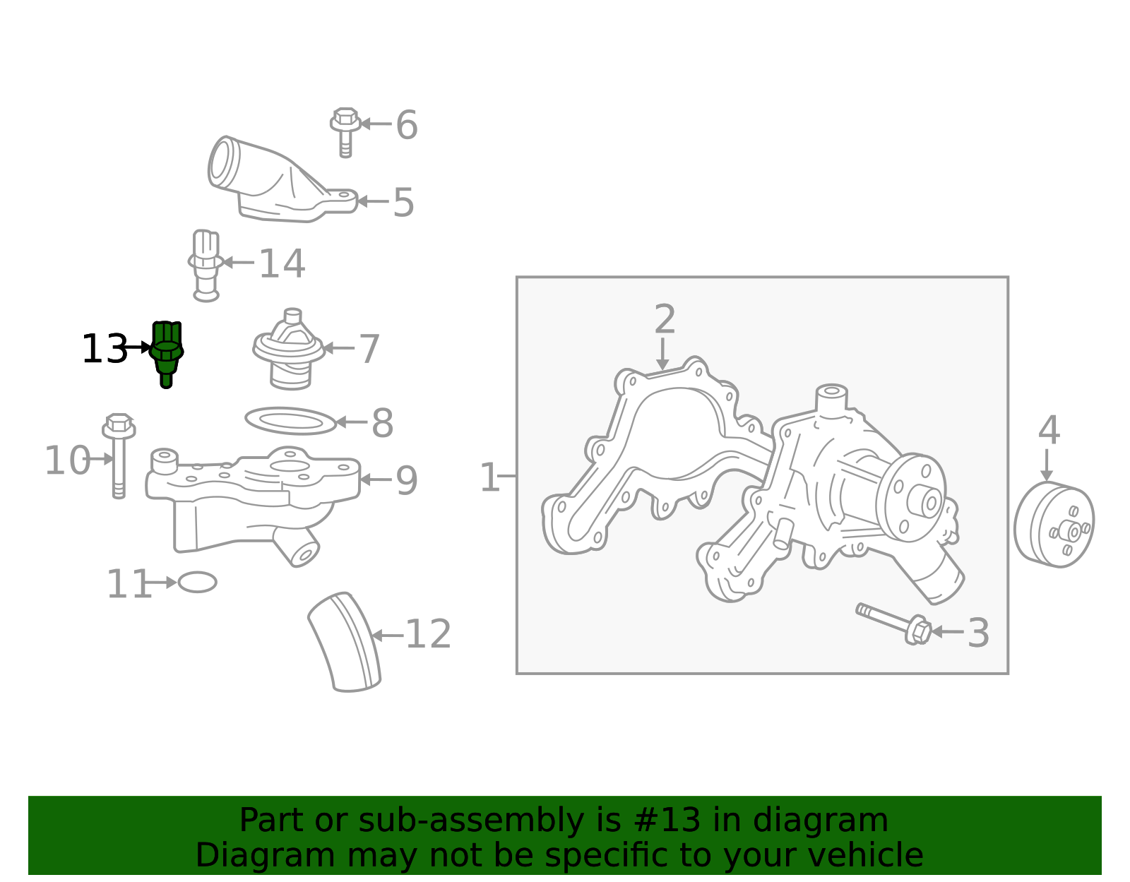 2001-2009 Mazda | Engine Coolant Temperature Sensor | 1F60-18-840A ...