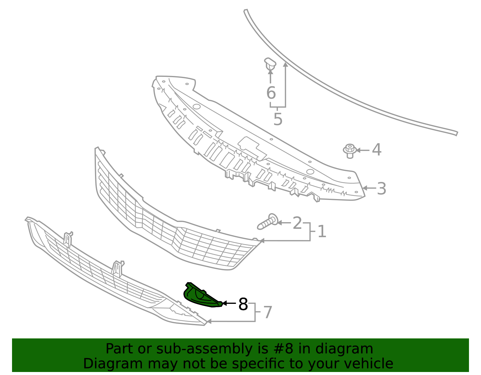 86564-D5500 - Fog Lamp Bezel 2019-2020 Kia Optima | Kia.Parts Store