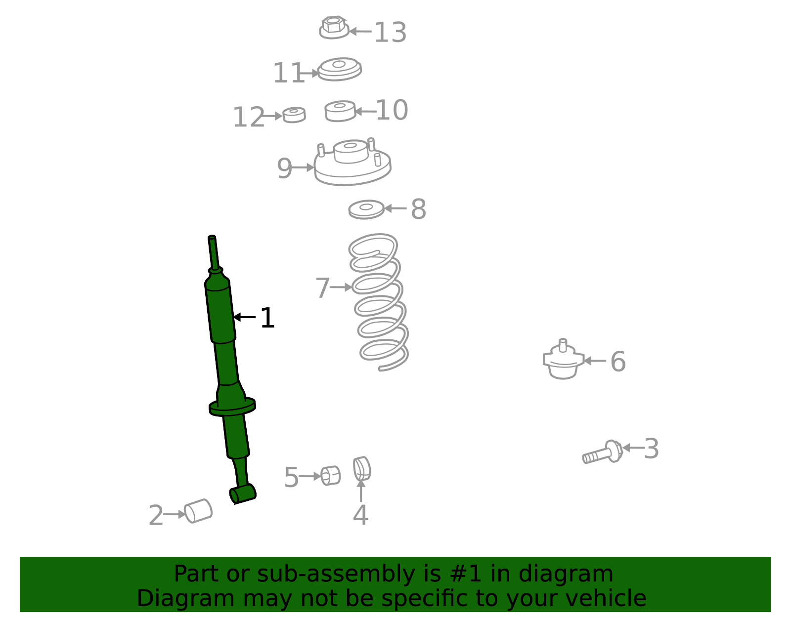 48510-80397 - Shock Absorber 2007-2009 Toyota FJ Cruiser | Norm Reeves ...