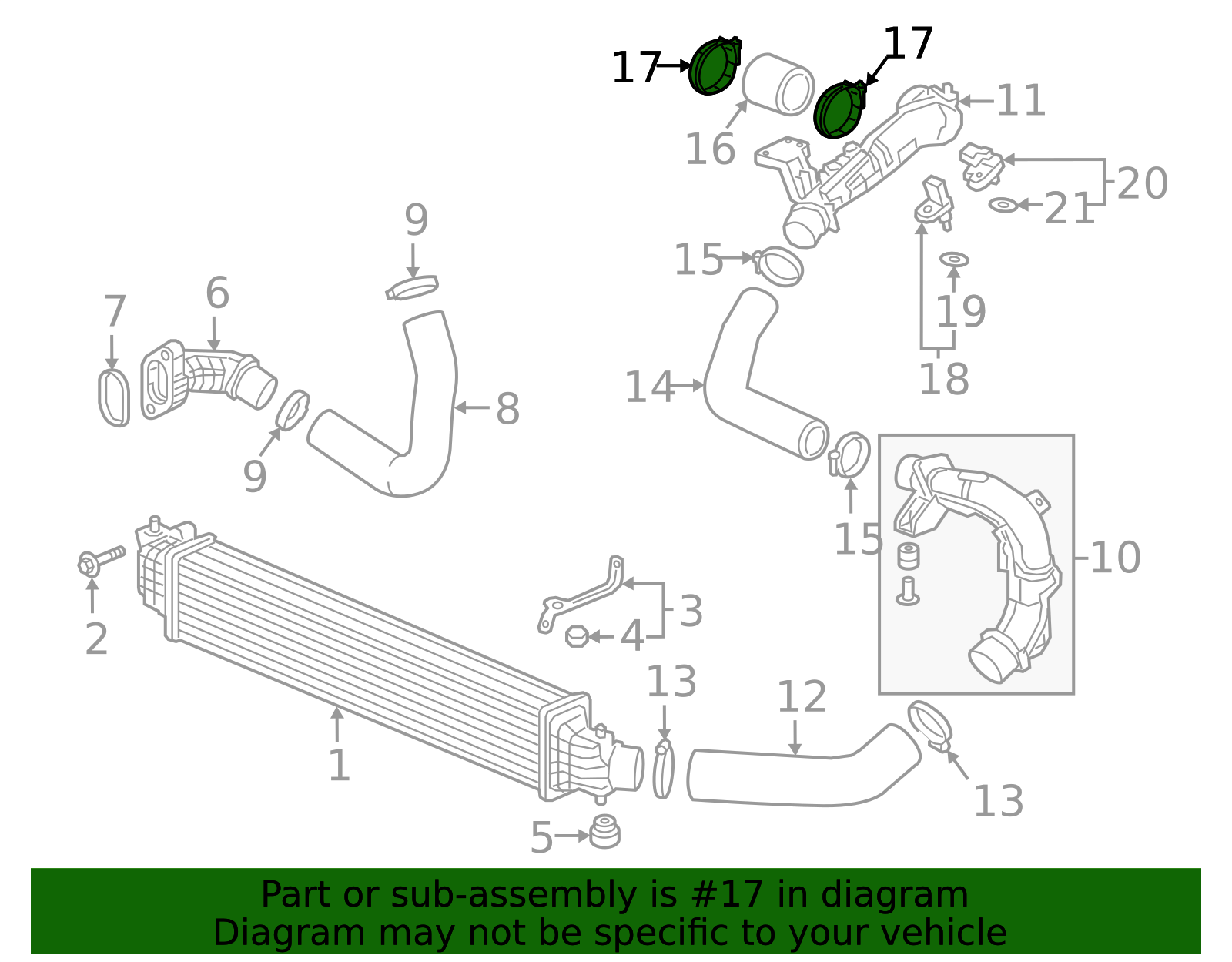 17317-5AN-A01 - High-Quality Turbocharger Intercooler Pipe Clamp for ...