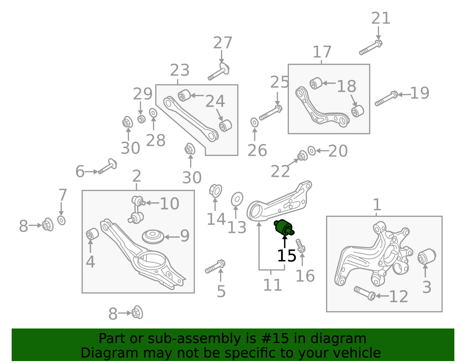 2019-2025 Hyundai Suspension Control Arm Bushing 55290-S0500 | QuirkParts