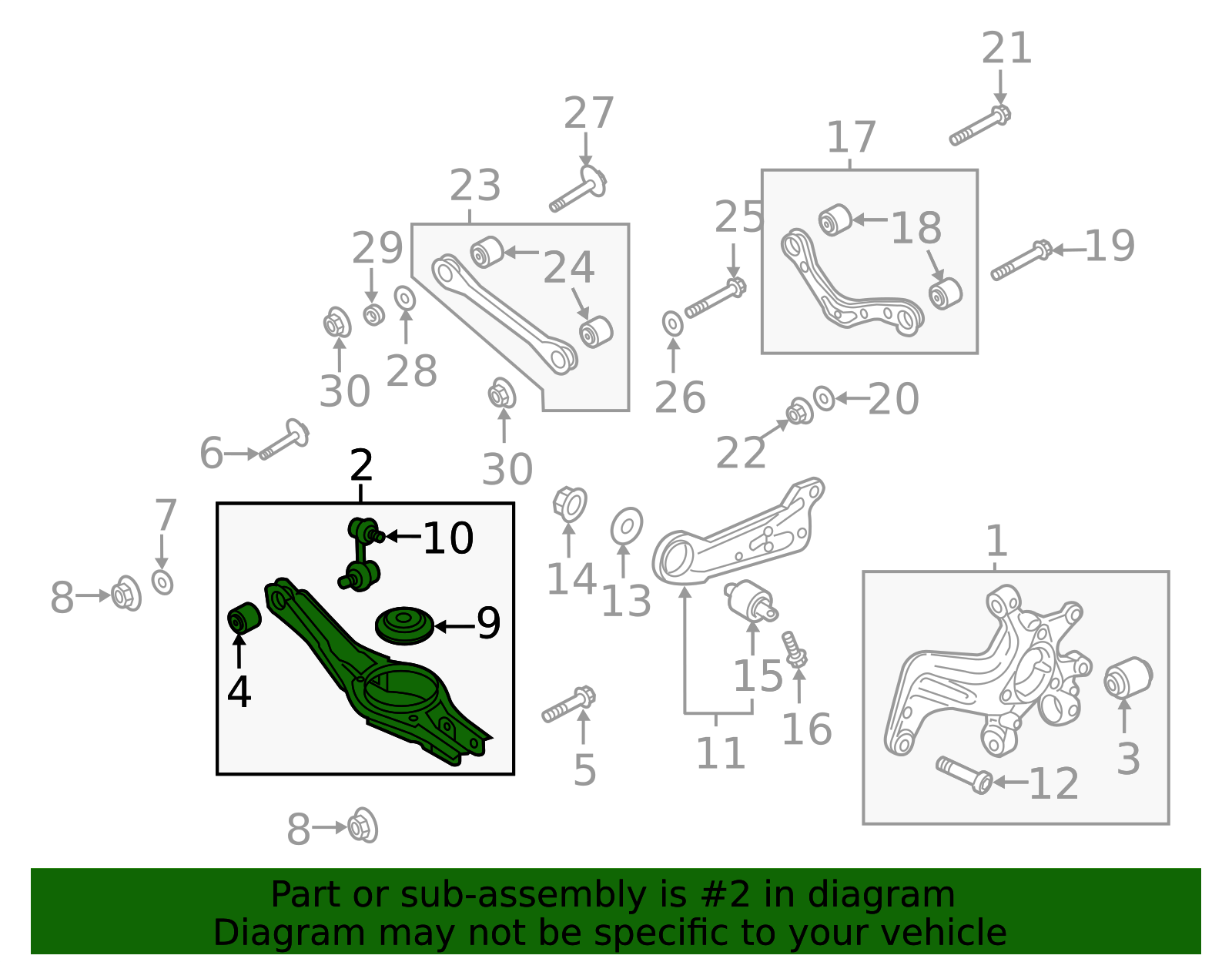2019-2022 Hyundai Veloster N Lower Control Arm 55210-K9BA0 | QuirkParts