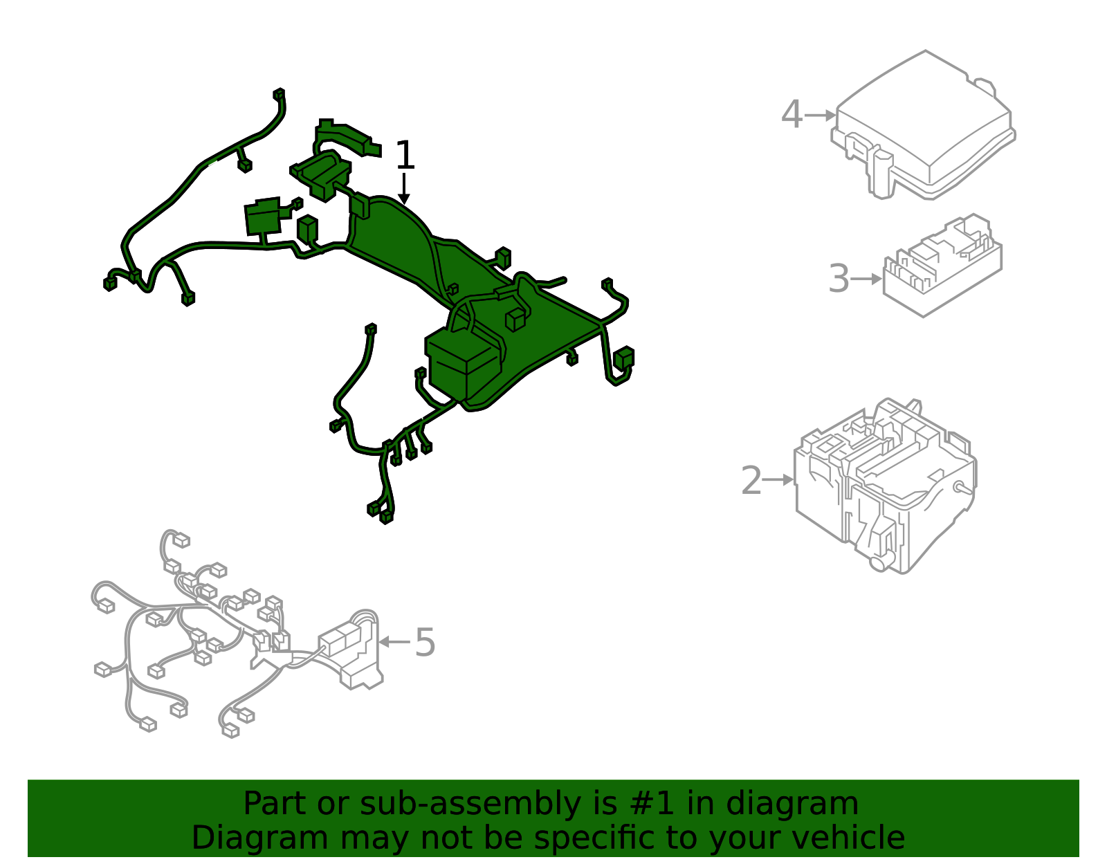 Hyundai - 91230-S8850 - Wire Harness - 2023-2025 Hyundai Palisade | OEM ...